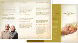 Harris Hospice Brochure | Graphic Design | Ad Cetera, Inc